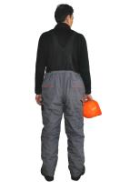 China Heavy Duty Padding Winter Working Bib Pants Warmth With Multi Pockets for sale
