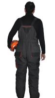 China Classic Freezer Lined Mens Waterproof Bib Overalls Multi Storage Pockets for sale