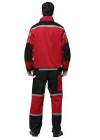 China Triple Stitching Industrial Work Clothes / Industrial Coverall Uniforms With Reflecitve Tape for sale