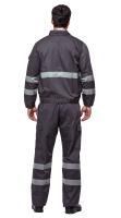 China Pilling Resistance Industrial Work Uniforms With Double Stitching And Back Elastic for sale