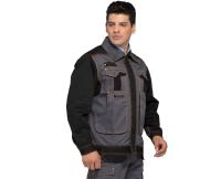 China Top Rated Heavy Duty Jacket , Industrial Safety Jacket  Twill 300gsm , Oxford 600D Reinforcement for sale