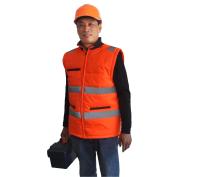 China Executive 5 In 1 Hi Vis Waterproof Jacket With Hood , High Visibility Safety Clothing  for sale