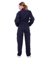 China Unisex Heavy Duty Overalls / Work Clothes Coveralls With Brass YKK Zipper for sale