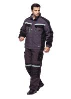 China Warm Winter Work Coveralls / Outdoor Winter Workwear With Multi Functional Pockets for sale