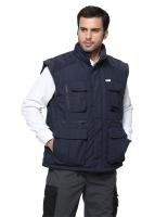 China Corduroy Shoulder Fashion Body Warmer Vest Comfortable With Multi Pockets for sale