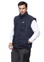 China Corduroy Shoulder Fashion Body Warmer Vest Comfortable With Multi Pockets for sale