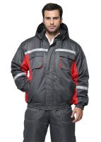 China 100% Polyester Oxford Workwear Winter Jackets Wind Resistant With PU Coated Inside for sale