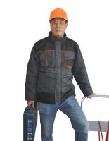 China Classic Waterproof Winter Work Jacket , Construction Winter Jacket With Multi Pockets for sale