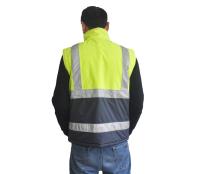 China Bomber Winter Short Hi Vis Waterproof Jacket Functional With Interior Pockets for sale