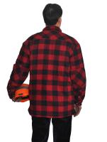 China Comfortable Winter Lightweight Long Sleeve Work Shirts With 100% Cotton Padded   for sale