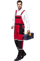 China Triple Stitching Industrial Work Clothes / Industrial Coverall Uniforms With Reflecitve Tape for sale