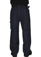 China Fashion Multi Pocket Work Pants , Contrast Triple Stitching Heavy Duty Trousers for sale
