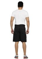 China Safety Multi Pockets Mens Black Work Shorts Twill Woven With Tear Resistance for sale