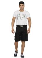 China Safety Multi Pockets Mens Black Work Shorts Twill Woven With Tear Resistance for sale