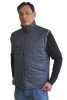 China Functional Hi Vis Bomber Jacket High Visibility Winter Coats With Detachable Sleeves for sale