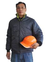 China Functional Hi Vis Bomber Jacket High Visibility Winter Coats With Detachable Sleeves for sale
