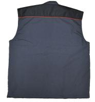 China Classic Winter Warm Work Vest With 65% Polyester & 35% Cotton Canvas And 600D Oxford Fabric for sale