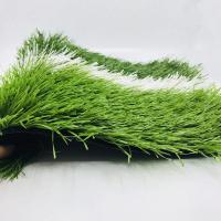 China Natural Green Football Artificial Grass 60mm With Stem Shape for sale