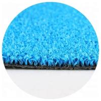 China Blue Plastic Padel Tennis Court 12mm Artificial Plastic Grass for sale