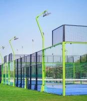 China 20mx10m Blue Pink Black Padel Tennis Court Outdoor Padel Court for sale