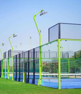 China 20mx10m Blue Pink Black Padel Tennis Court Outdoor Padel Court for sale