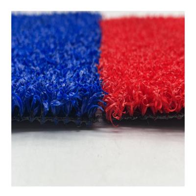 China Multiple Colors Colored Artificial Turf 12mm Tennis Gate Ball Padel Hockey Field for sale