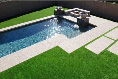 China Artificial Grass Turf Surrounding Swimming Pool for your Garden for sale