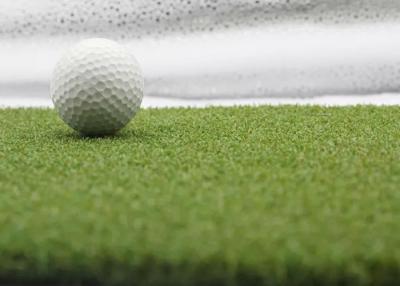 China Bicolor Synthetic Mini Golf Artificial Grass 15mm High Density for sale
