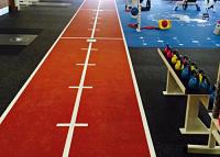 China 20mm Curled Gym Artificial Turf Training Slip Resistant for sale