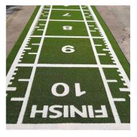 China 15mm Indoor Synthetic Gym Artificial Turf Customized Monofilament Curly for sale