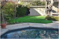 China 35mm Luxury Soft Artificial Grass For Balcony For Swimming Pool for sale