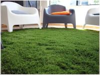 China Anti UV Soft Plastic Artificial Grass For Wedding Decoration 4 Tone Wear Resistance for sale