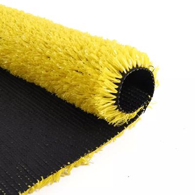 China Yellow Colored Artificial Turf 30mm Kindergarten Rainbow Track for sale