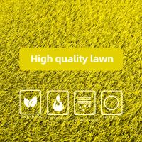 China Yellow Colored Artificial Turf 30mm Kindergarten Rainbow Track for sale