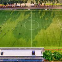 China 50mm PE School Artificial Outdoor Soccer Synthetic Grass for sale