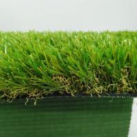 China High Density PE Landscaping Artificial Grass Natural 3 / 8 '' 12500 Dtex for sale