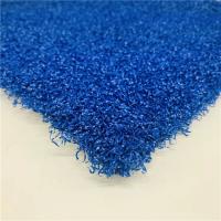 China Coloured Blue Yarn Padel Tennis Court Artificial Grass 15mm for sale
