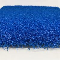 China Coloured Blue Yarn Padel Tennis Court Artificial Grass 15mm for sale