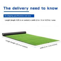 China Non Infilled Fake Football Grass 25mm Artificial For Soccer  3 / 8'' for sale