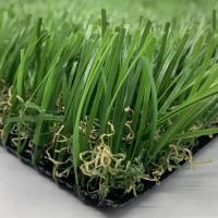 China Outdoor PP PE Landscaping Artificial Green Grass 25mm / 30mm 17000 Dtex for sale