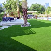 China Eco-friendly artificial turf for front yard artificial lawn landscaping for sale