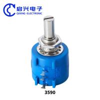 China Bonens WXD3590 10-Turn Spring Return Potentiometer 5K-100KΩ 2W 3600° Electrical Angle for sale