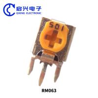 China RM063 Carbon Film Trimmer Potentiometer 1K-1MΩ 0.1W 50V Vertical WH06-1C Horizontal WH06-2C for sale