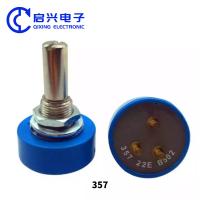 China 357-22E Conductive Plastic Potentiometer 22mm 360° Rotation 1K-10KΩ Resistance for Industrial Automation for sale