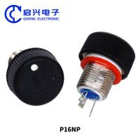 China P16NP Single Turn Knob Potentiometer 1W 10% Cermet Trimmer with Switch for Industrial Applications for sale