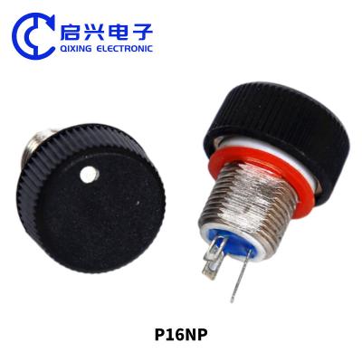 China P16NP Single Turn Knob Potentiometer 1W 10% Cermet Trimmer with Switch for Industrial Applications for sale