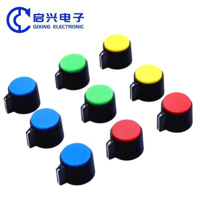 China BONENS KN113 19x16mm Plastic Volume Adjustment Knob with Plum Blossom Shaft for Potentiometers for sale