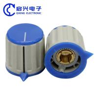 China KN15-Y-6 Potentiometer Knob 21mm Diameter 6mm Shaft Hole Bakelite Radio Control Knob with Pointer for sale