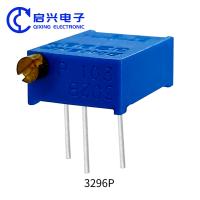 China 3296 Series Multi-Turn Trimmer Potentiometer 0.5W 28±2 Turns 10Ω-5MΩ Resistance Range for sale