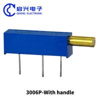 China 3006P Multi-Turn Trimmer Potentiometer 640V Withstand Voltage, 10Ω-5MΩ Range, 0.5W Power Rating for sale